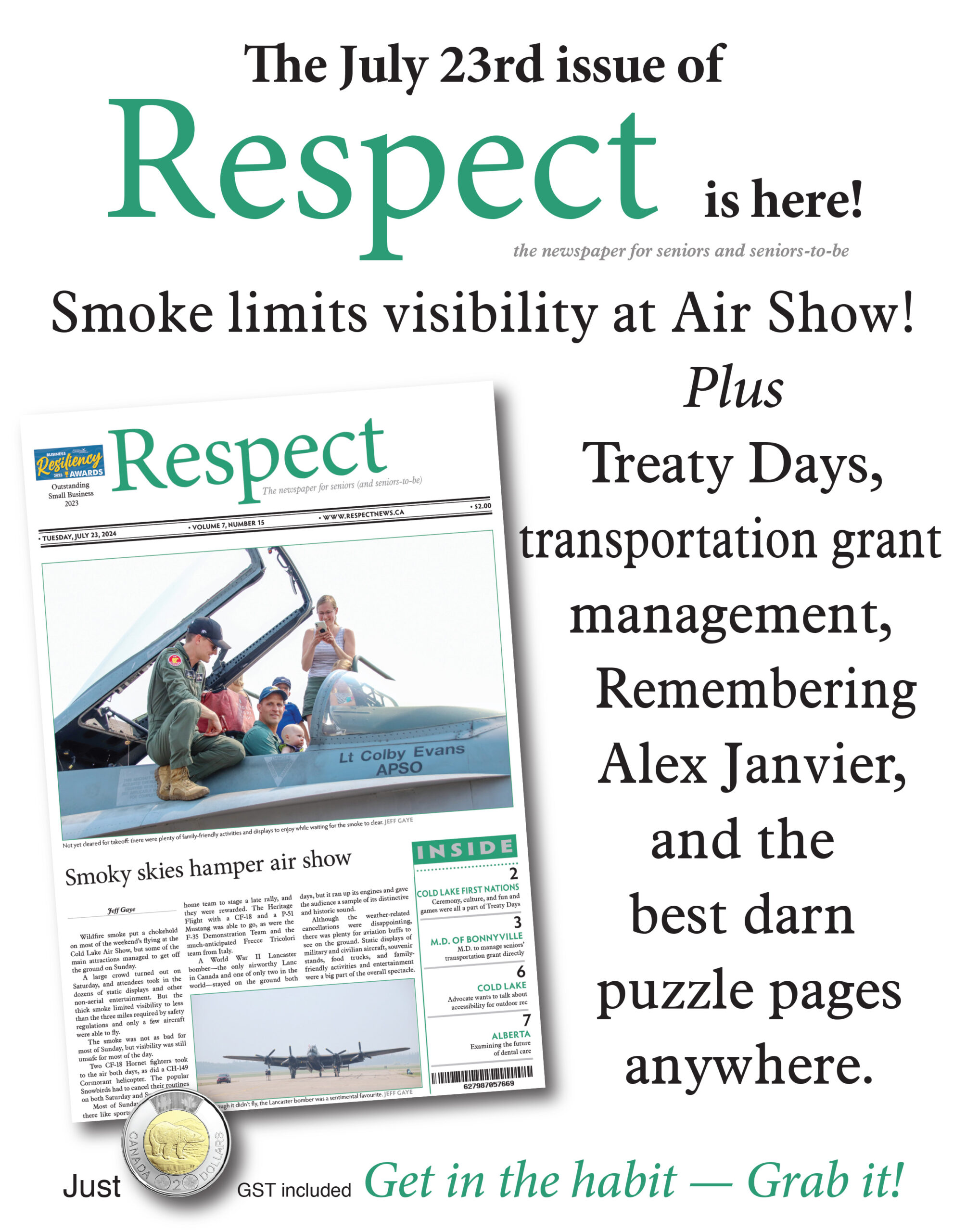 Respect – The newspaper for seniors (and seniors-to-be)